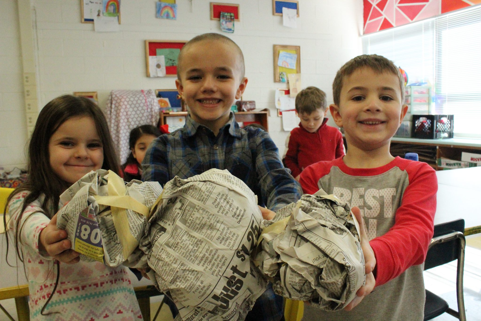 James and the Giant Peach art project completed - Monticello Central ...