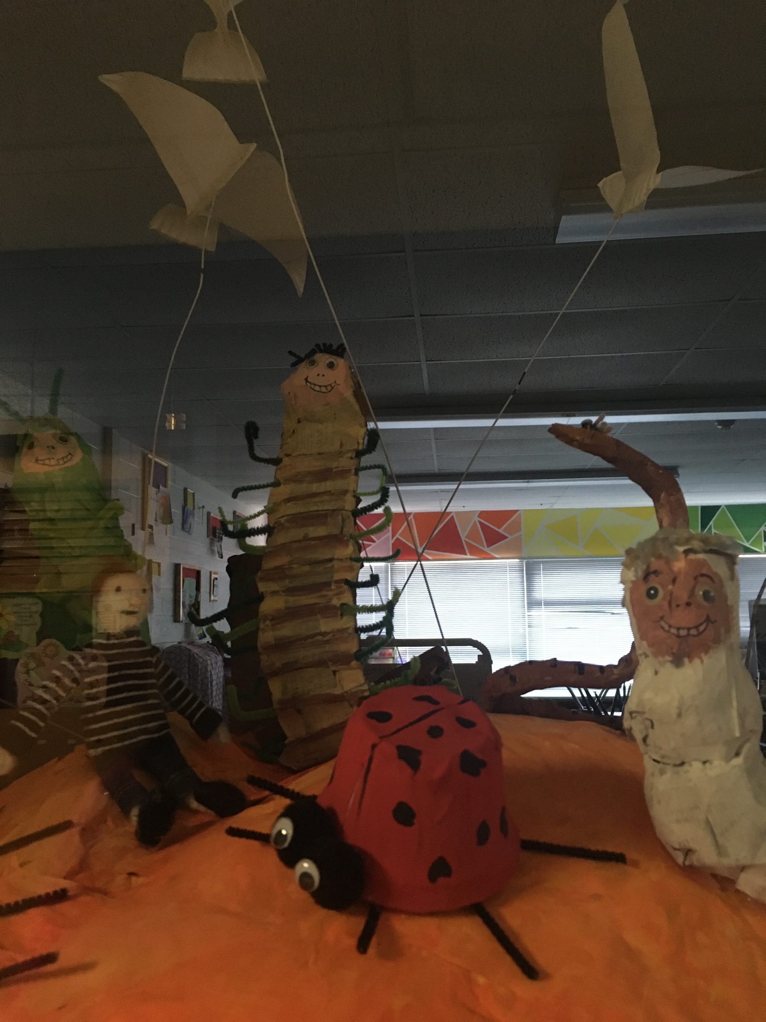 James and the Giant Peach art project completed - Monticello Central ...