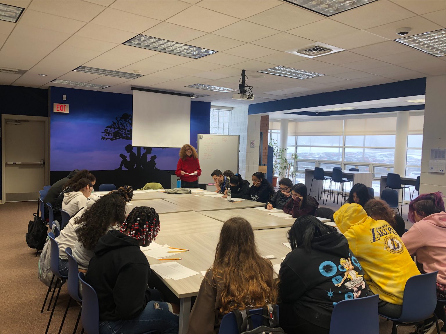 Eighth-grade students attend poetry workshop with Poet Laureate ...