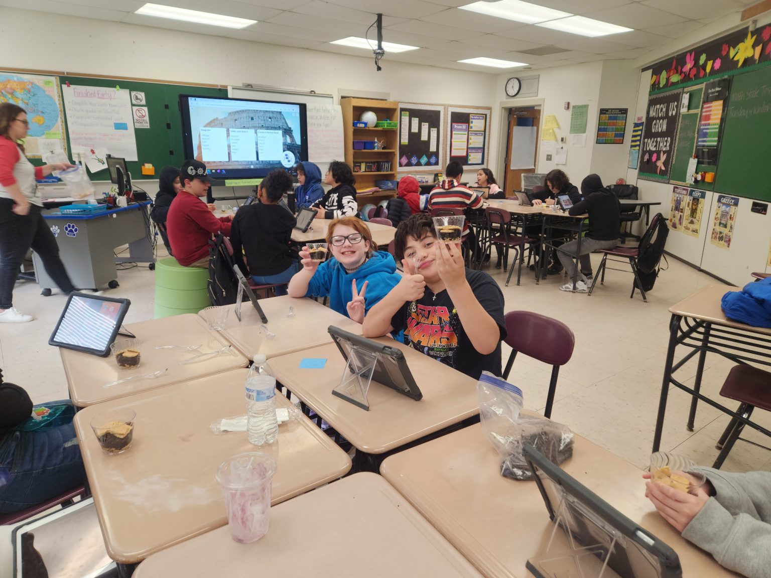 RJK students make sweet Roman roads - Monticello Central School District