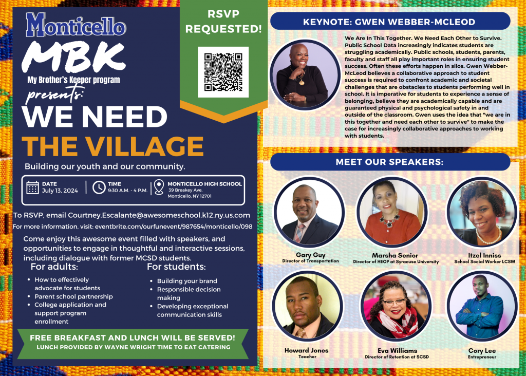 Postcard Example - Monticello Central School District